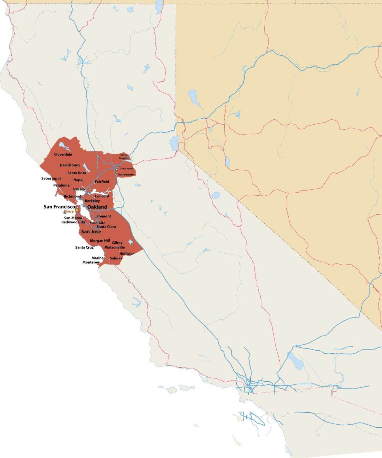 Coverage Area - BiRite Foodservice Distributors - Restaurant Food and ...